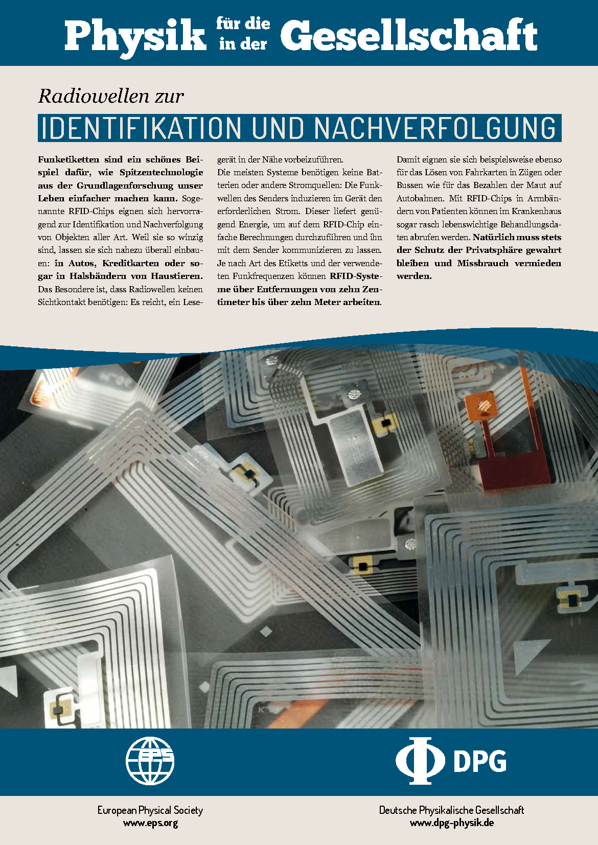 Radiowellen zur Identifikation und Nachverfolgung — DPG